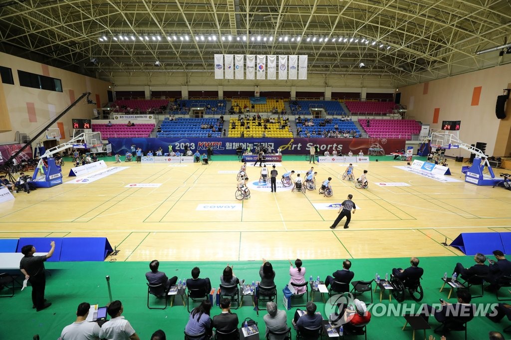 2023 KWBL 휠체어농구리그 '점프볼' | 연합뉴스