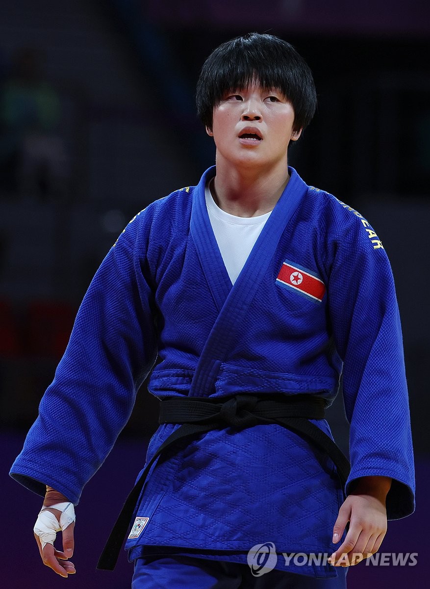 결승에서 패한 북한 문성희 연합뉴스