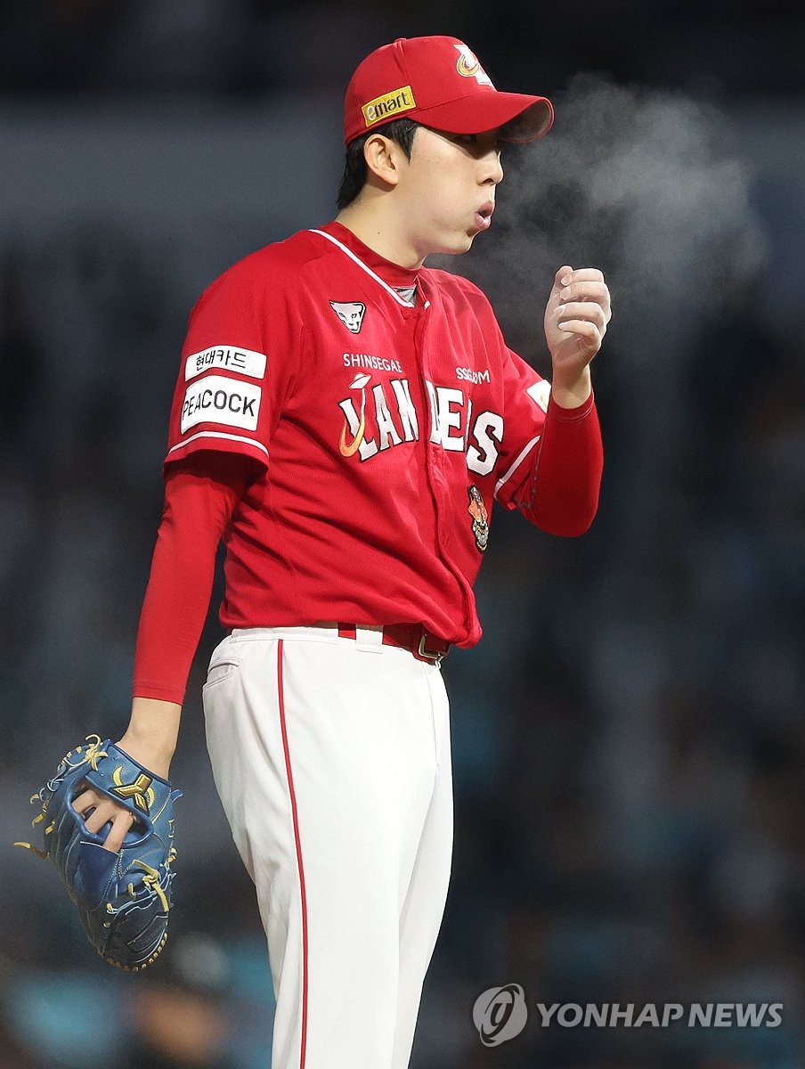 준PO 3차전 SSG 선발 오원석 | 연합뉴스