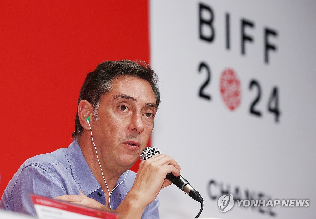 Portuguese director Miguel Gomes at BIFF | Yonhap News Agency