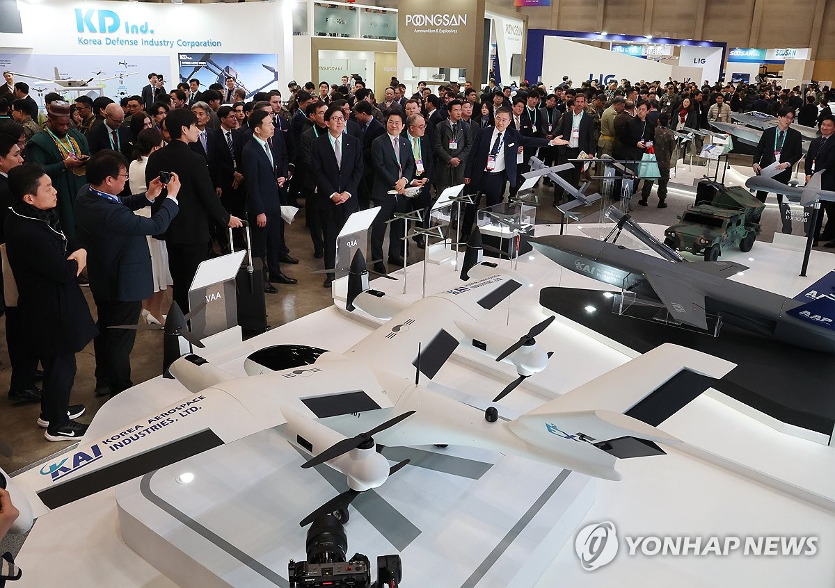 'DSK 2025(드론쇼코리아)' KAI 부스 | 연합뉴스